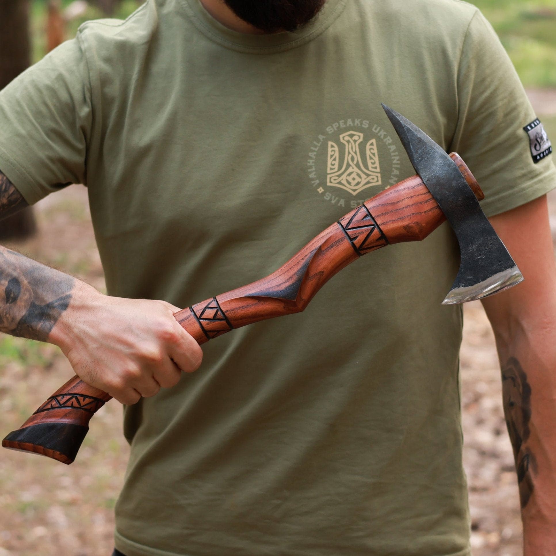 Black Hawk Tomahawk Axe - Norse Spirit