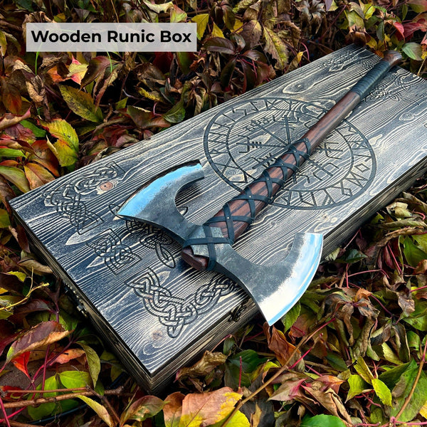 Hand Forged Double Bladed Axe - Norse Spirit