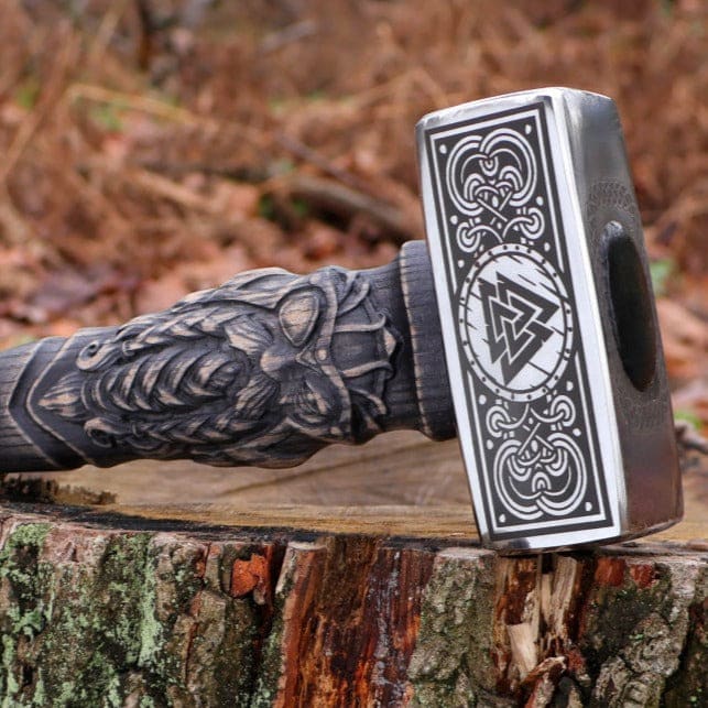 Hand Forged Goibniu Hammer - Norse Spirit