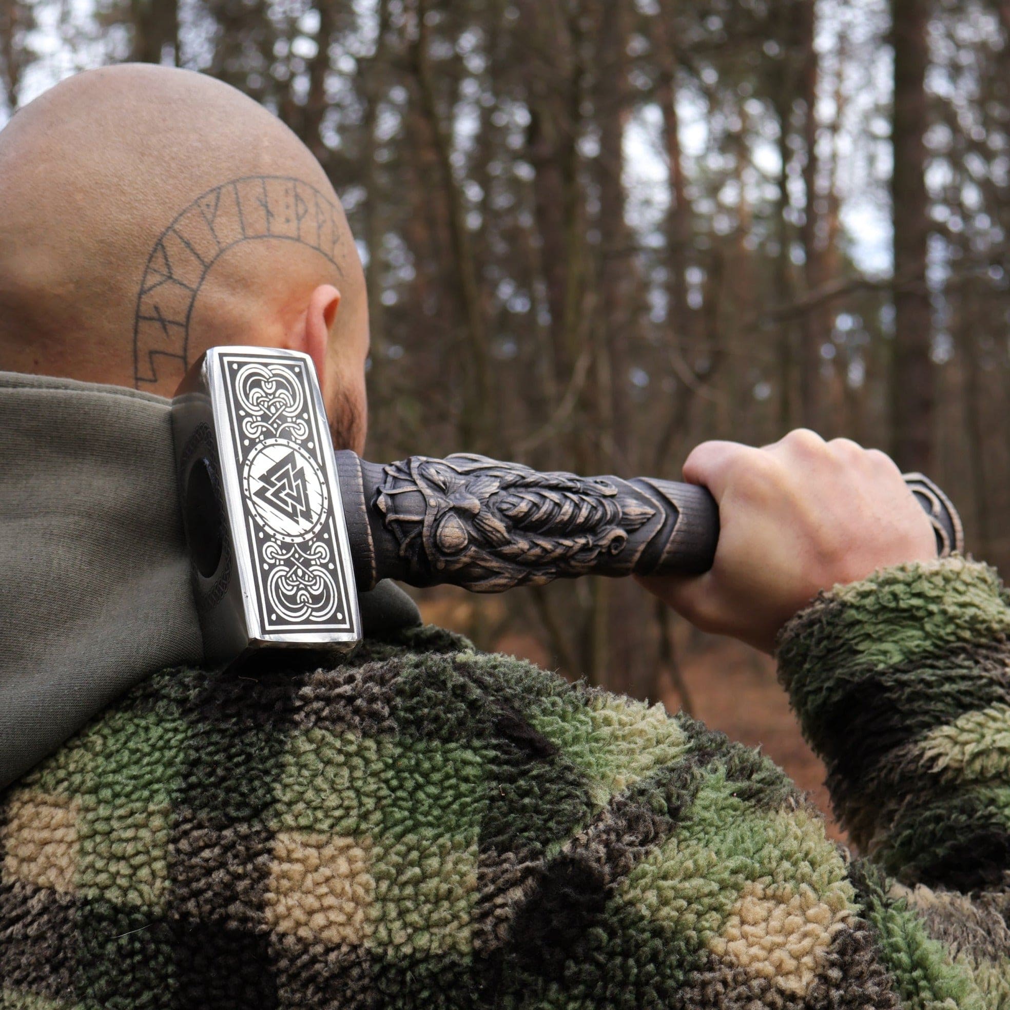 Hand Forged Goibniu Hammer - Norse Spirit