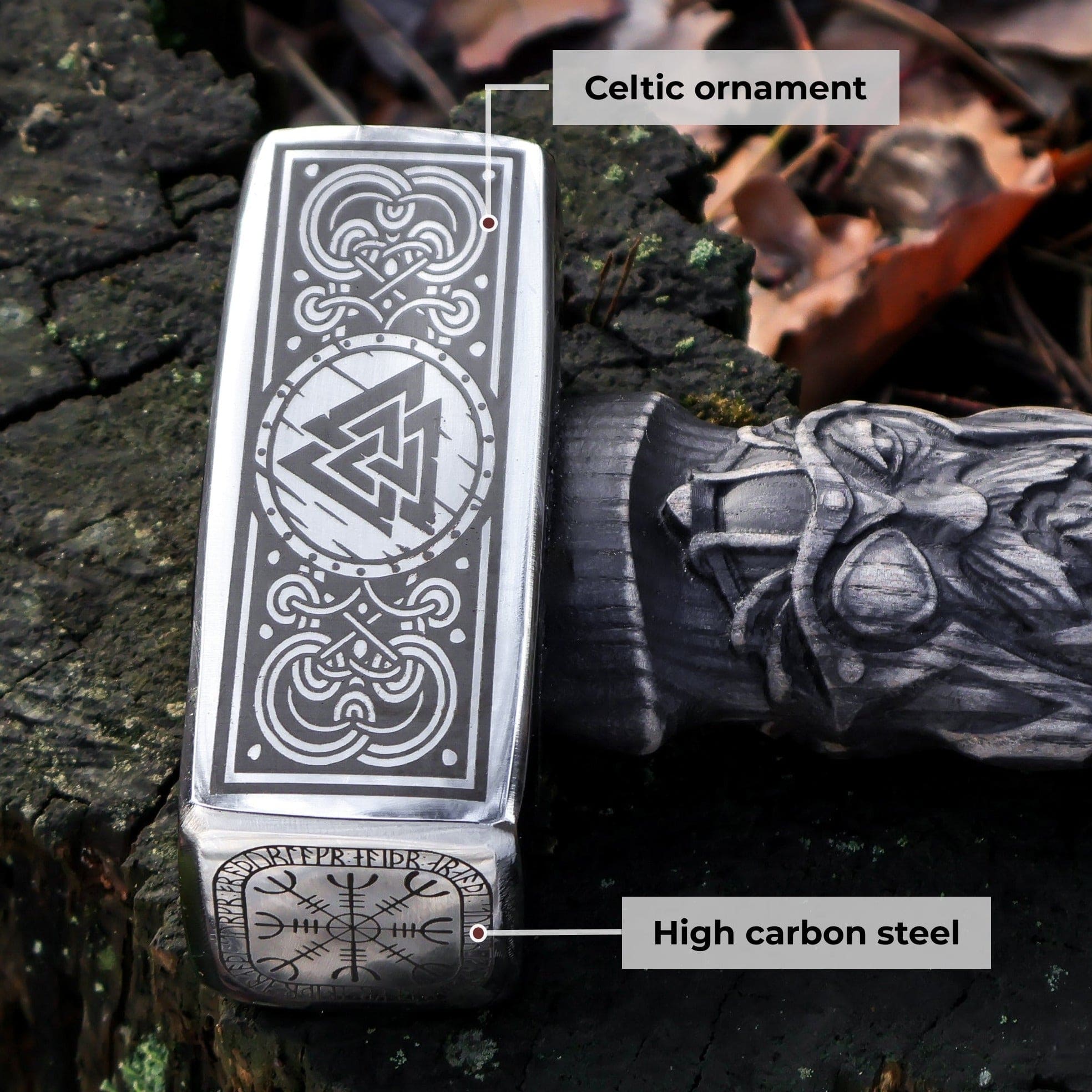 Hand Forged Goibniu Hammer - Norse Spirit