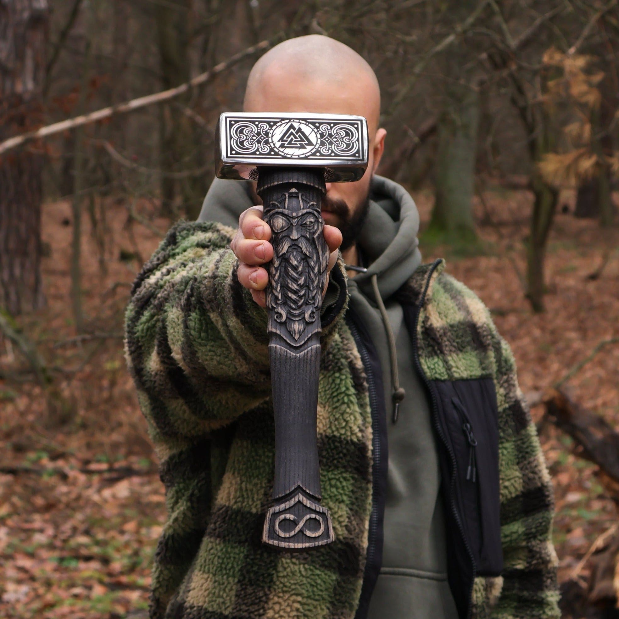 Hand Forged Goibniu Hammer - Norse Spirit