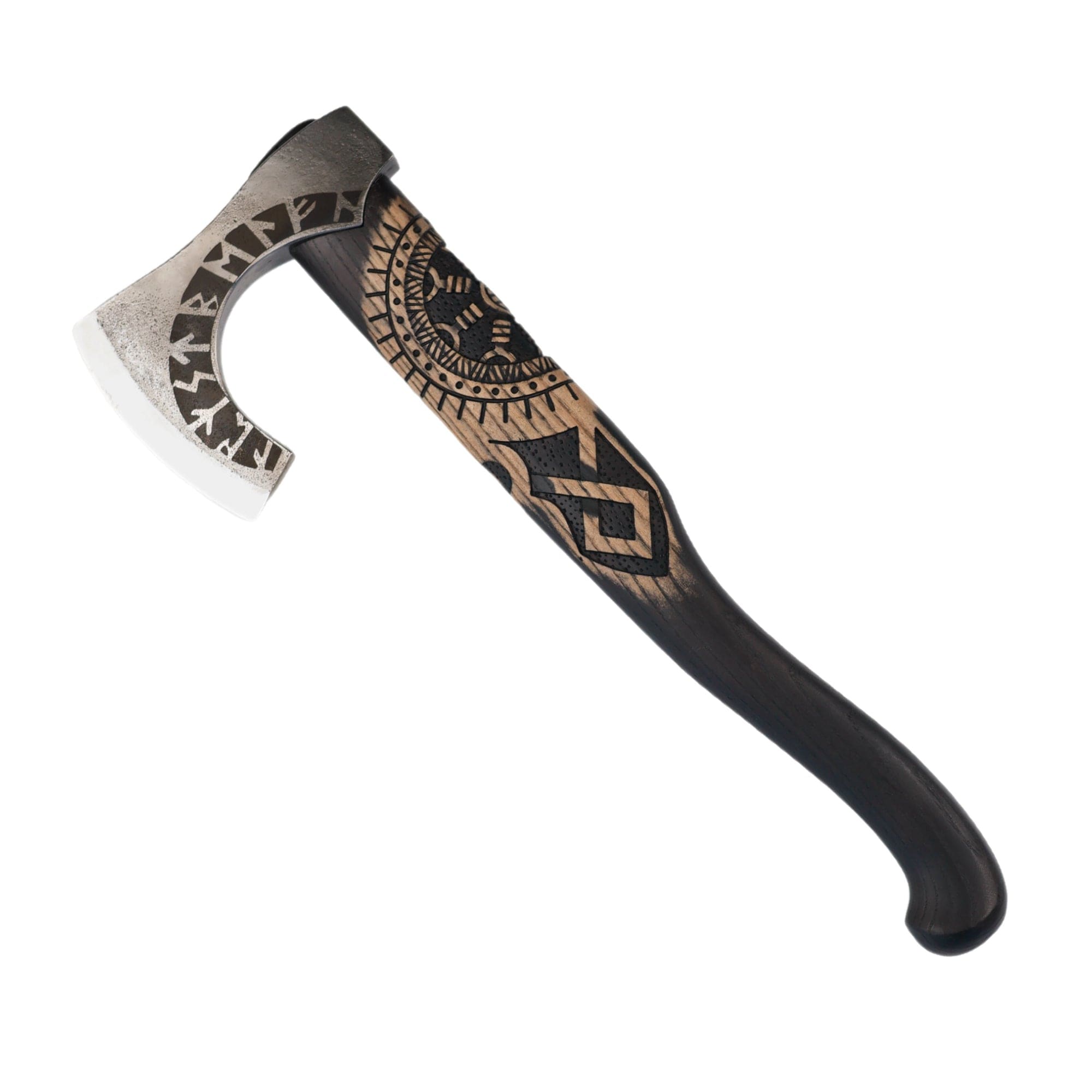 Hand forged axe “OTHALA” with leather cover - Norse Spirit