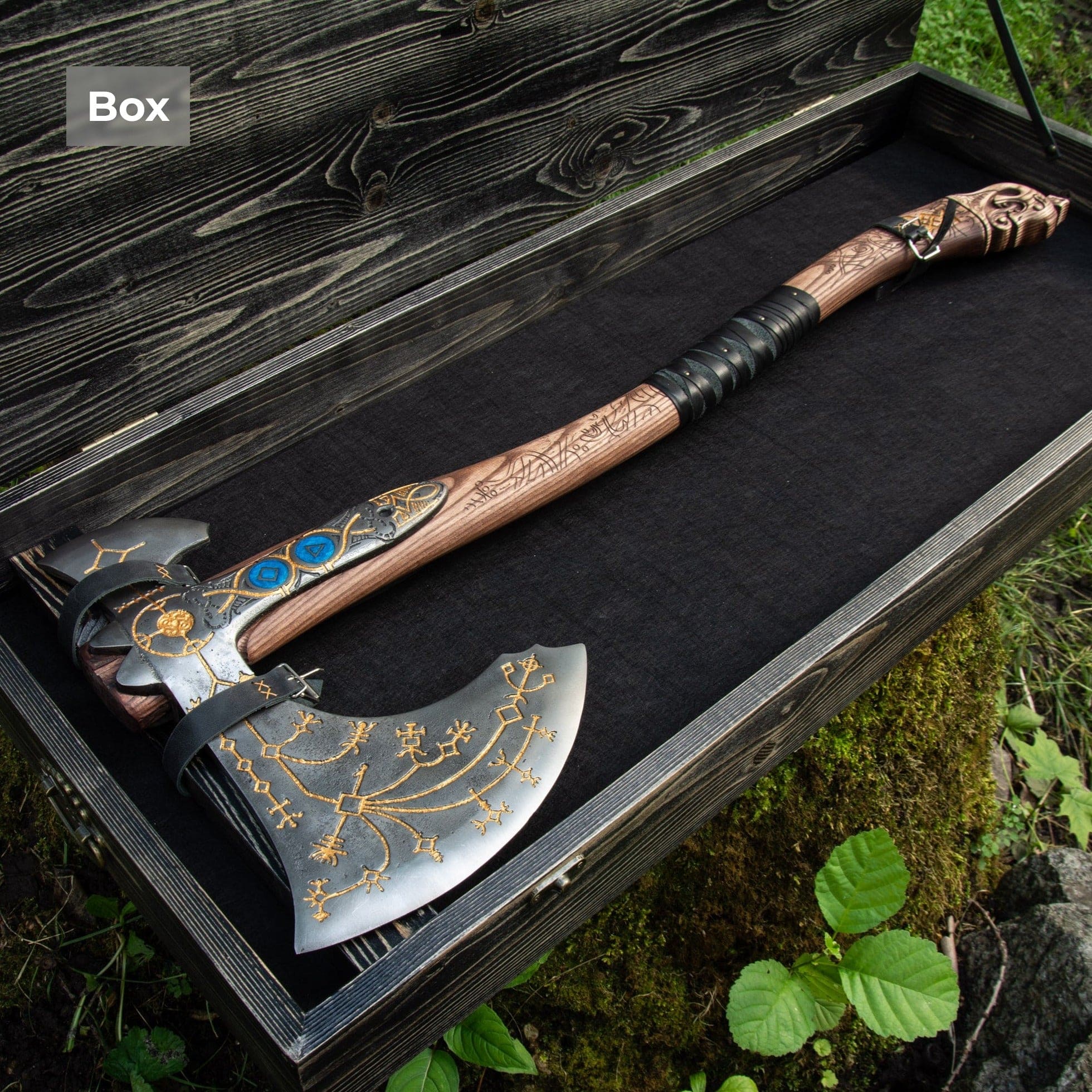 Hand Forged Ragnarok Axe - Norse Spirit