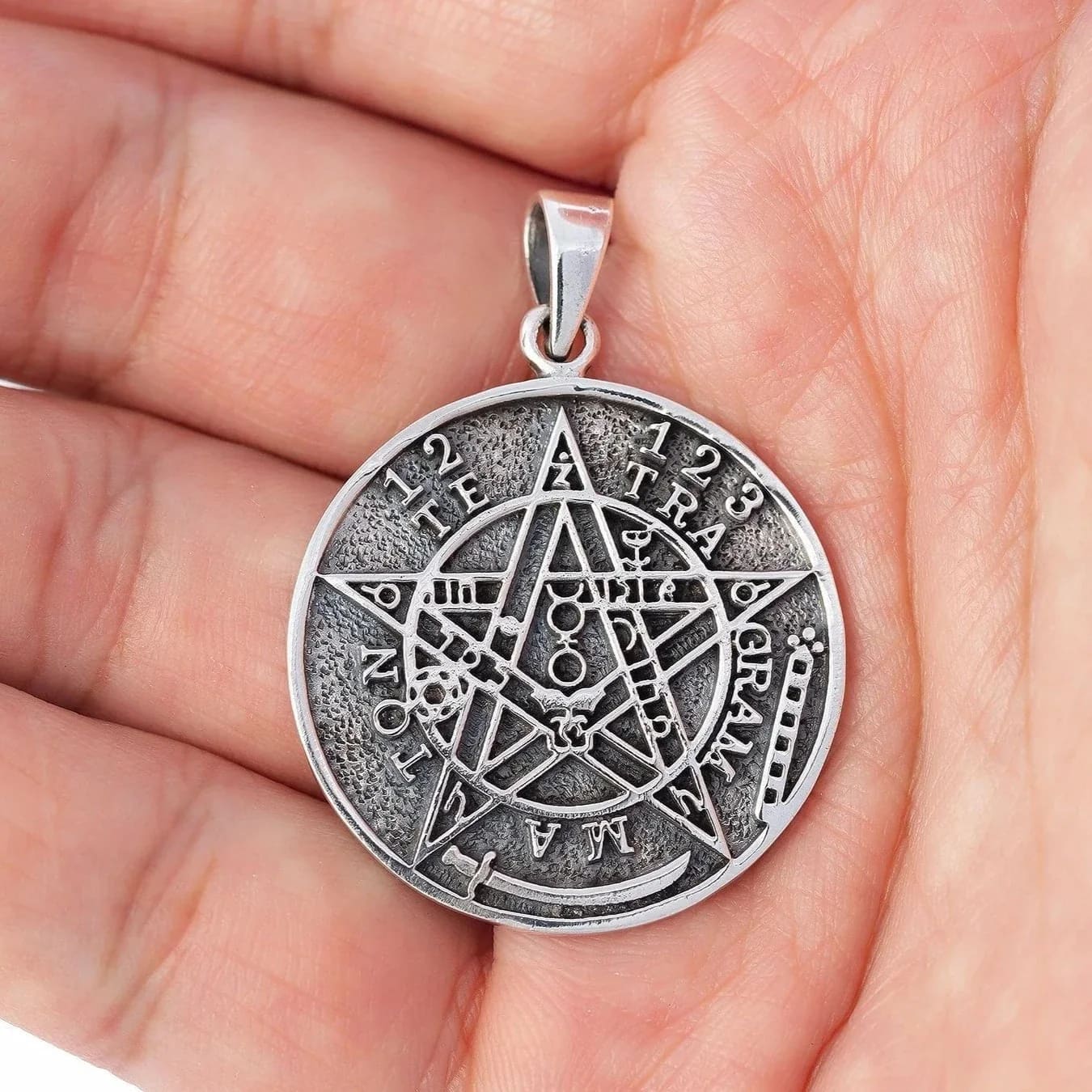 Silver Seal of Solomon Pendant - Norse Spirit