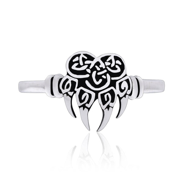 925 Sterling Silver Ladies Veles Ring - Norse Spirit
