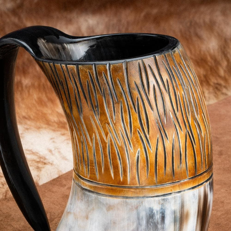 Half Burn Horn Mug | Viking mugs - Norse Spirit