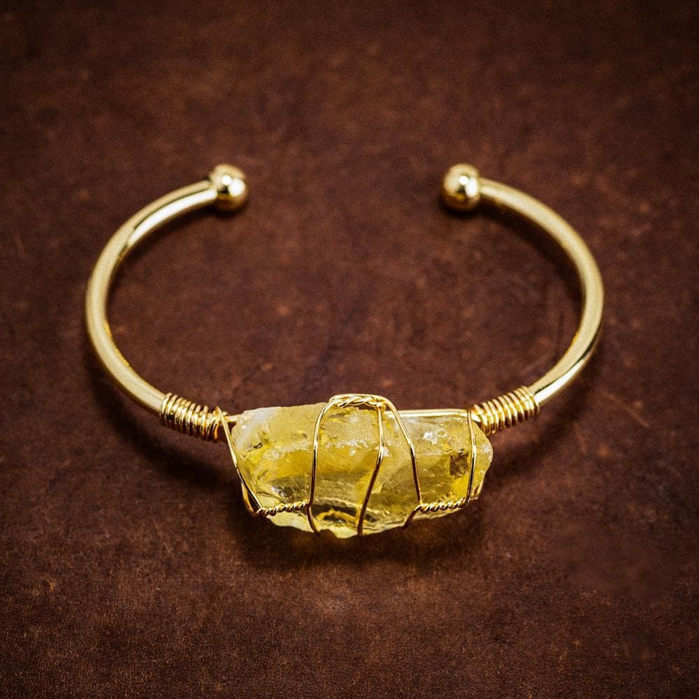 Natural Gemstone Bangle - Norse Spirit