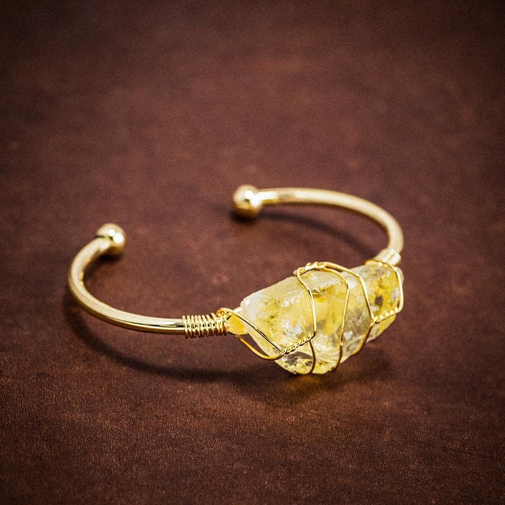 Natural Gemstone Bangle - Norse Spirit